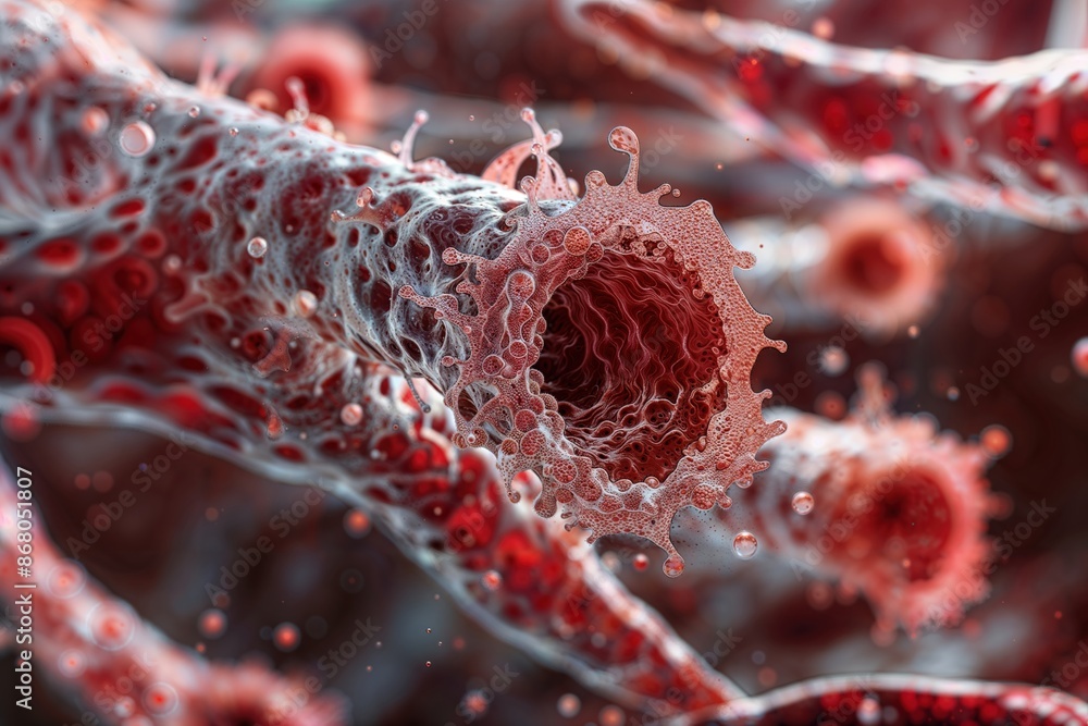 blood, vessel, vascular, severed, anatomy, microvascular ...