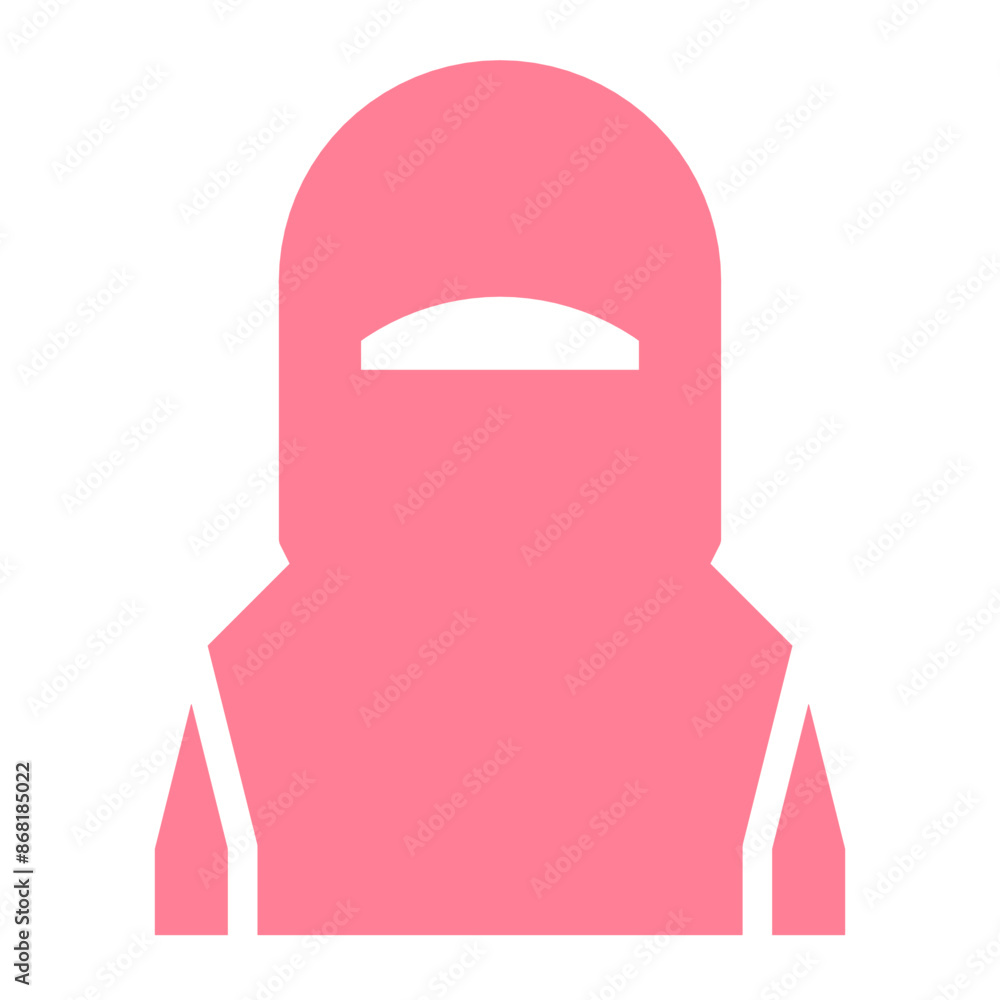 hijab niqab blank profile avatar, woman with hijab niqab sign, muslimah ...