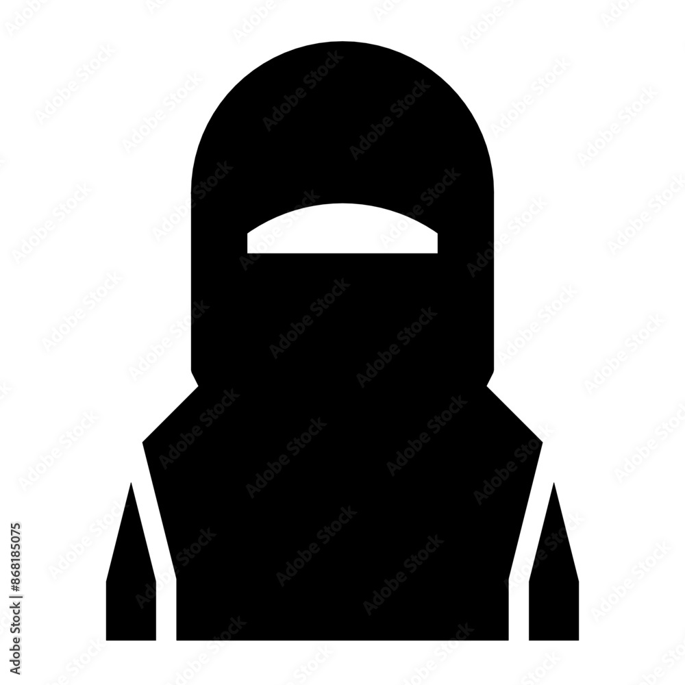 hijab niqab blank profile avatar, woman with hijab niqab sign, muslimah ...