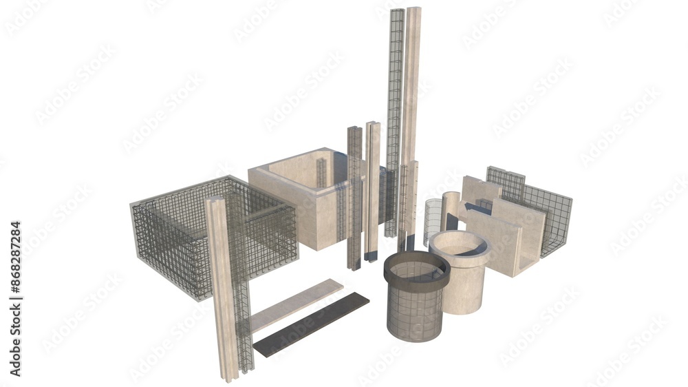 Wide Range of Precast Concrete Products: Pipes, U-Ditches, Posts, Box ...