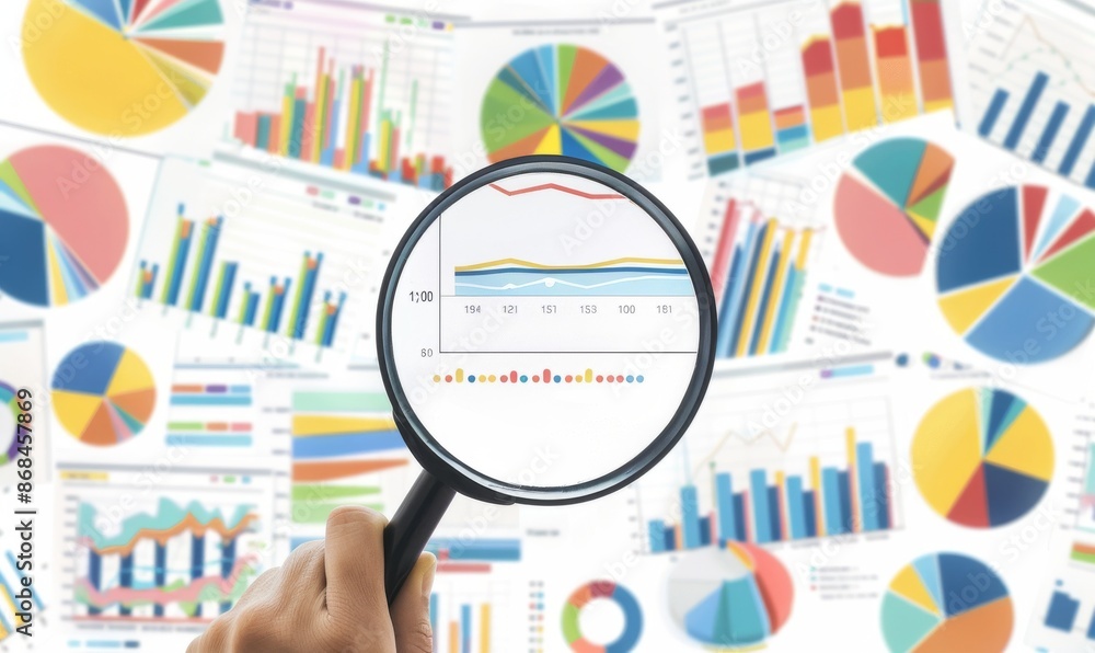Analysis report research result, chart and diagram dashboard, financial ...