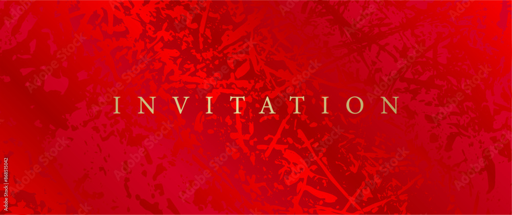 Red elegant background with grunge texture and gradient. Premium luxury ...