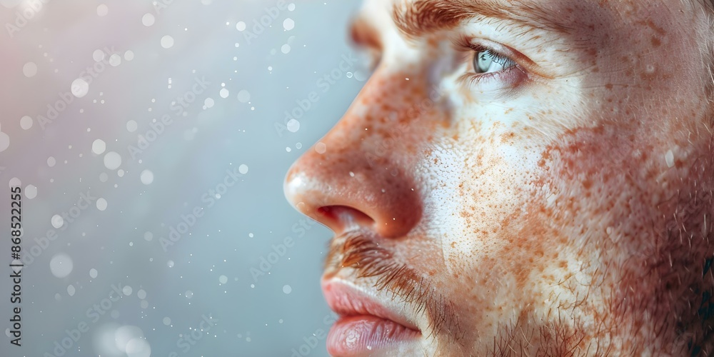 Visual display of skin cancer progression including biopsies excisions ...