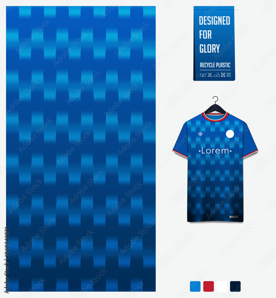 soccer jersey fabric textile pattern design for football kit, sport t ...