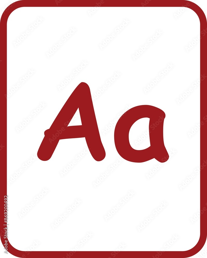 Letter A flashcard. ABC flashcards. Alphabet flashcards. Flashcards for ...