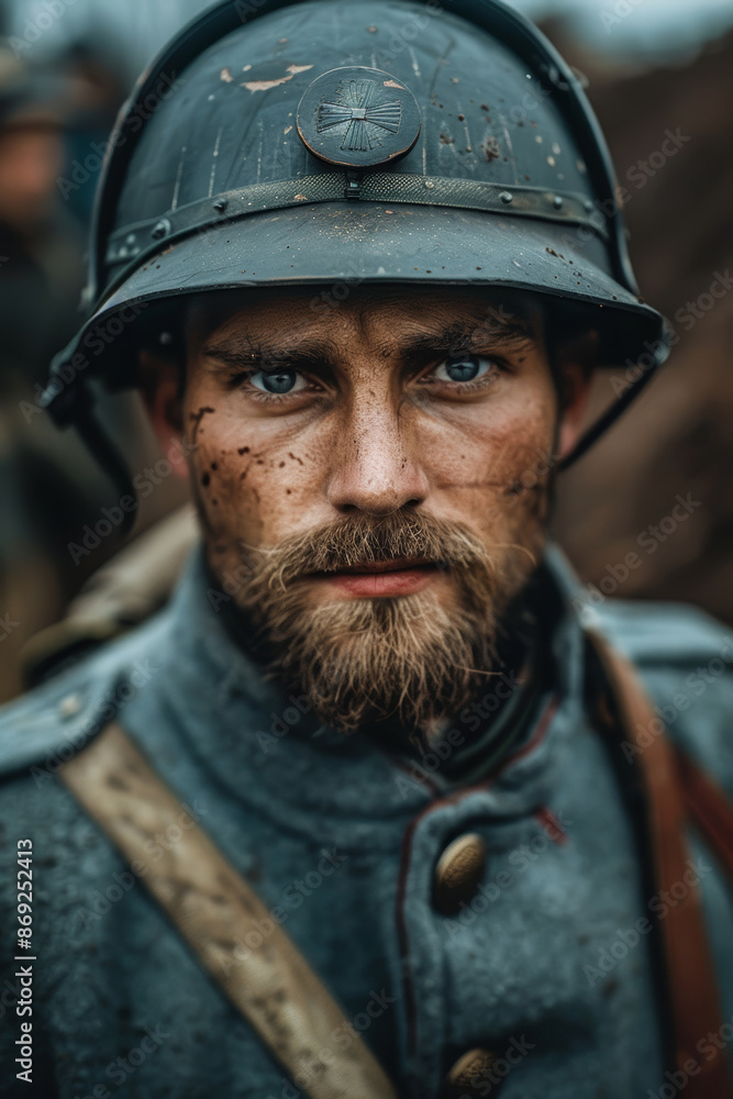 Austro-Hungarian Soldier in WWI Uniform Stock Photo | Adobe Stock