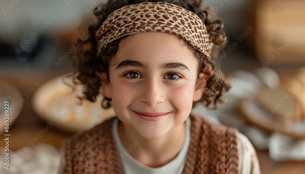 Children Acting Out Scenes from the Exodus Story During Passover ...