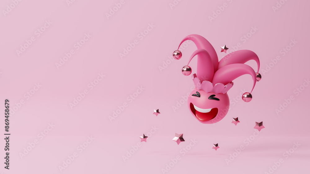 International Joke Day to celebrate on July 1st, Cheerful smiley icon ...