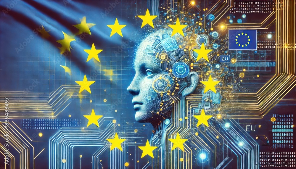 Digital Transformation with AI in Europe Stock Photo | Adobe Stock