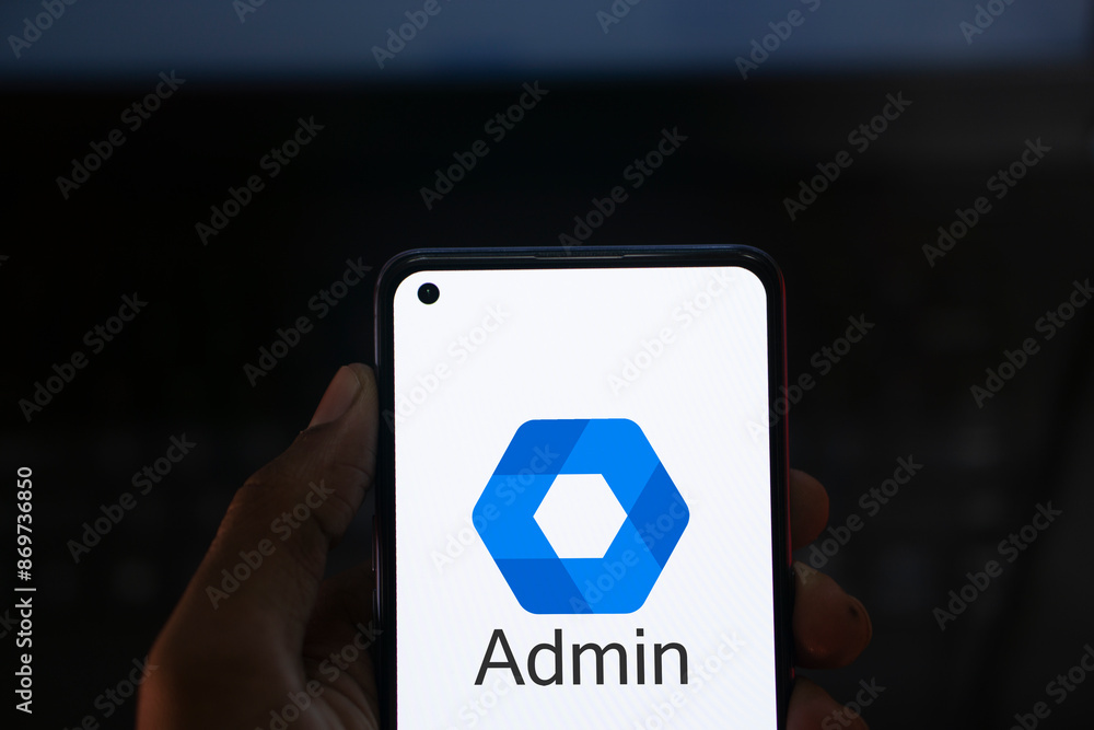 Dhaka,Bangladesh- 01 July 2024: Google Admin logo is displayed on ...