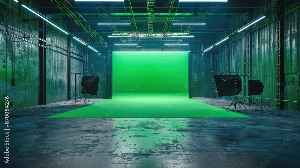 Contemporary Film Studio with Green Screen: Perfect Location for ...