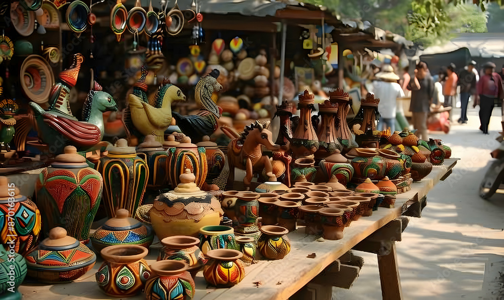 Surajkund Crafts Mela background design Stock Photo | Adobe Stock