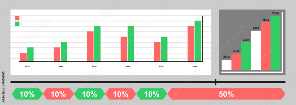 Infographic dashboard template. Simple design of interface, admin panel ...