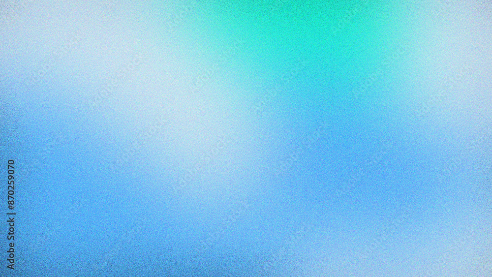 Tropical Paradise, Light blue, turquoise, lime green abstract grainy ...