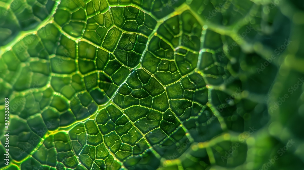 green background of plant cells Stock Illustration | Adobe Stock