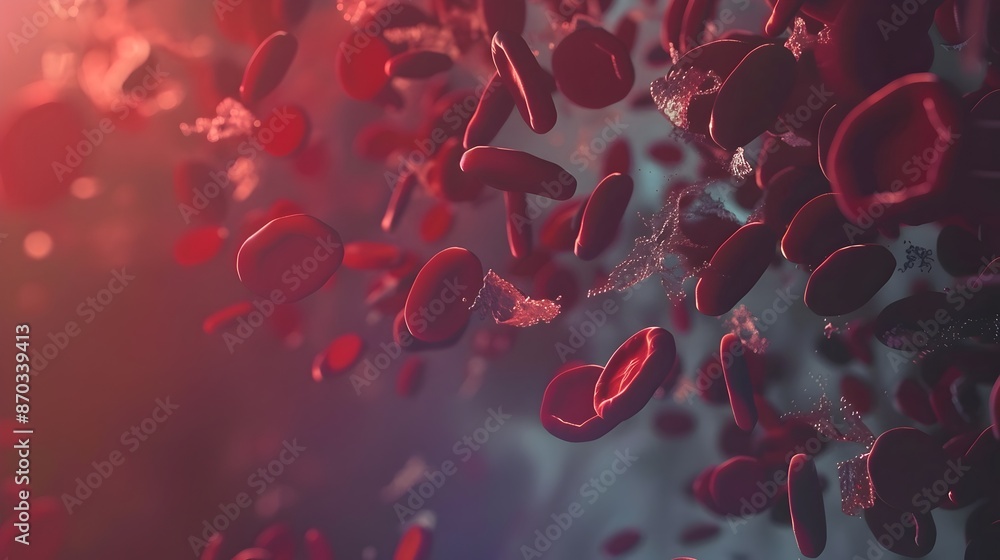 Red Blood Cells and Hemoglobin Infographic - Documentary Photography ...