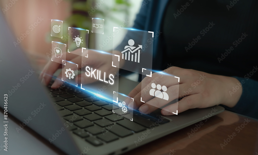 Skill development and training. Personal development. New skill ...
