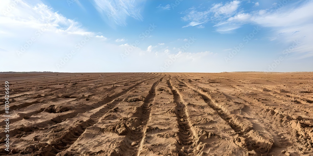 Ilustración de Stock Earths halfdead landscape reveals visual evidence ...