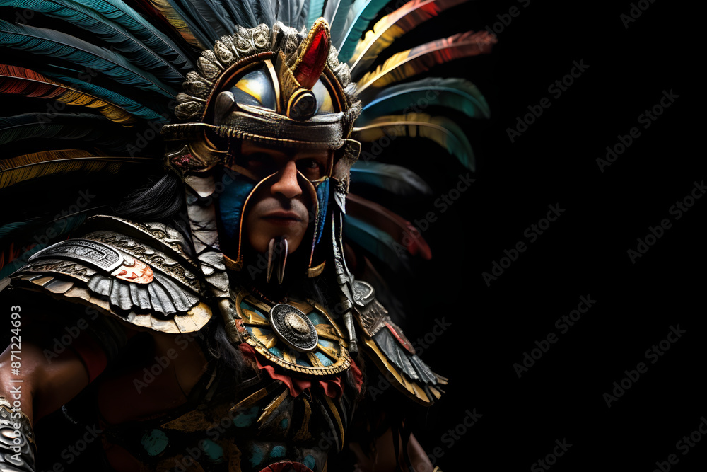Eternal Glory of Aztec Warrior: A Blend of Mighty Prowess & Rich ...