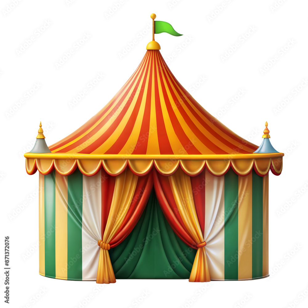 indian bazaar tent on transparent background Stock Illustration | Adobe ...