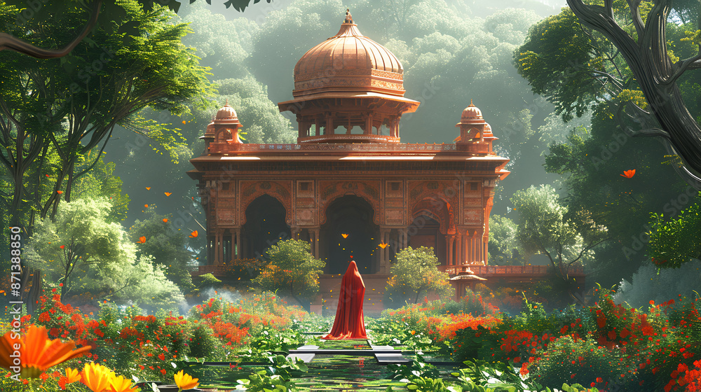 Arches and Pillars of Boliya Sarkar ki Chhatri Indore Madhya Pradesh ...