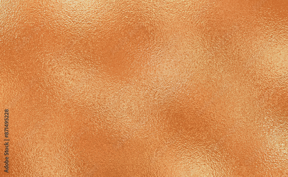 Vector copper foil texture background. Abstract gradient bright and ...