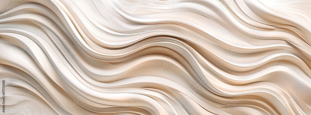 The seamless soft waves background texture overlay features abstract ...