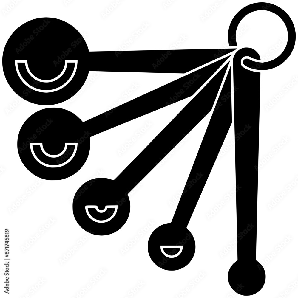 kitchen illustration cooking silhouette food logo cup icon spoon ...