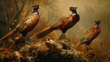 Birds Pheasants Vintage Old Free Stock Photo - Public Domain Pictures