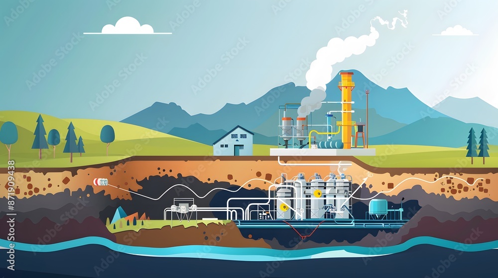 Exploring Geothermal Energy Extraction Through Infographics: Unveiling ...
