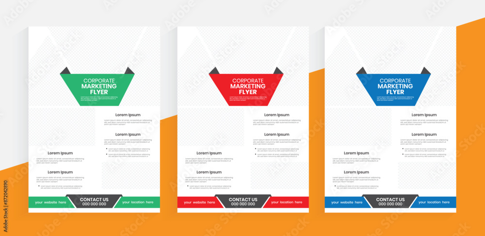 Corporate marketing flyer design, flier design for business ...