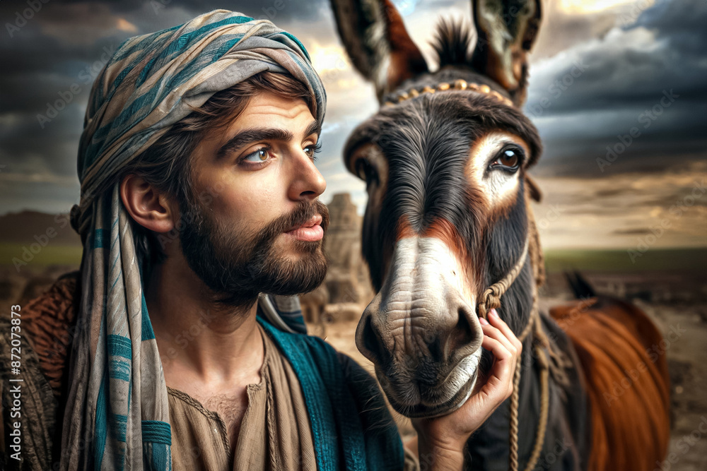 Balaam and his talking Donkey - Numbers - Old Testament - Bible Story ...