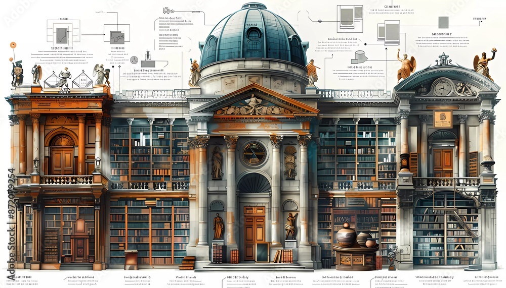The Document Evolution: From Scrolls to Screens, timeline illustration ...
