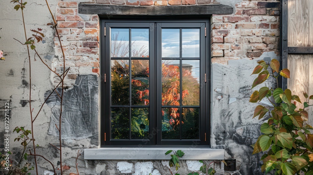 energy-efficient window in a historic renovation, showing how modern ...