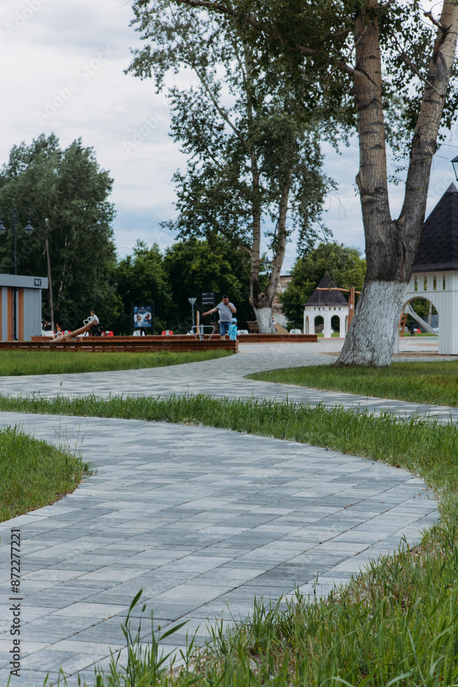 grass, path, road, stone, park, walkway, sidewalk, brick, pavement ...
