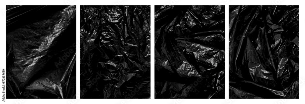 collection of plastic wrap texture for background and photo overlay ...
