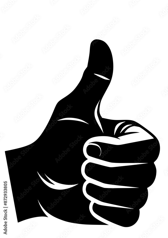 Thumb Up SVG, Like SVG, Finger SVG, Thumbs Up Silhouette, Thumbs Up ...