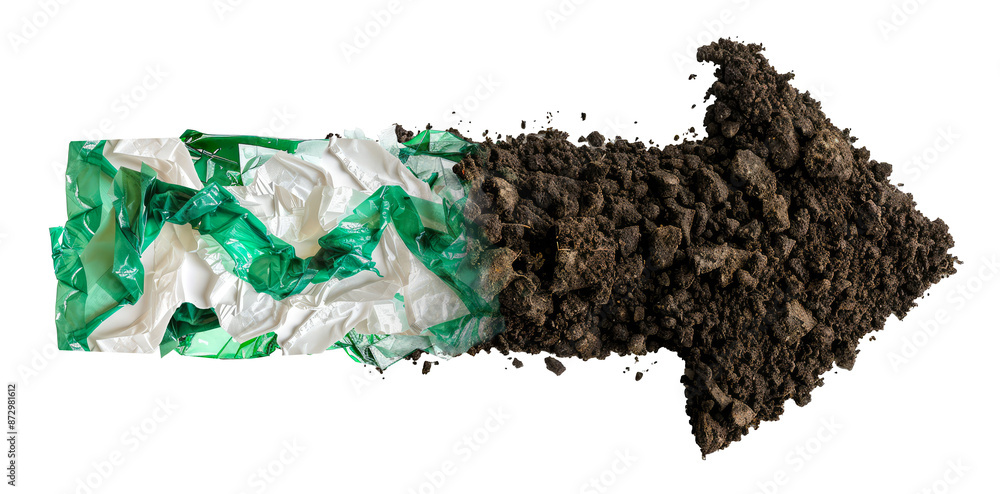 biodegradable compostable recyclable packaging material icon logo ...