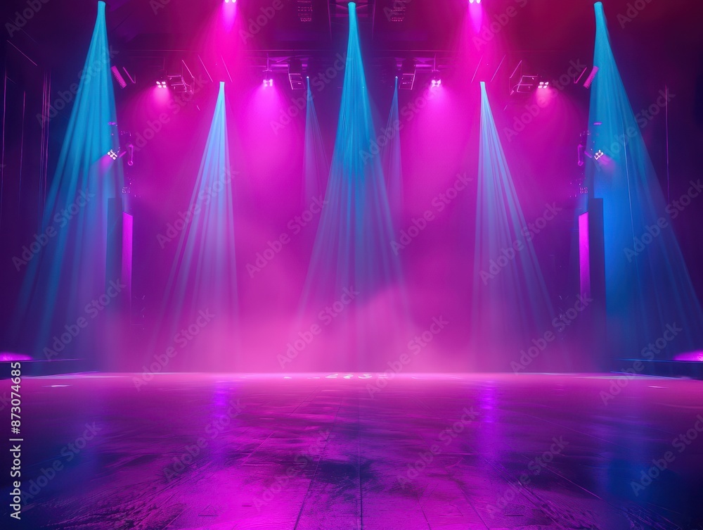 spotlight, Modern dance stage light background with spotlight ...