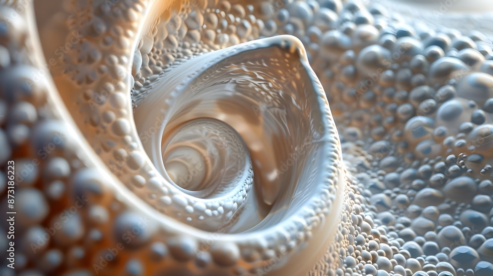 Detailed Anatomy of the Cochlea,the Spiraling Hearing Organ Structure ...