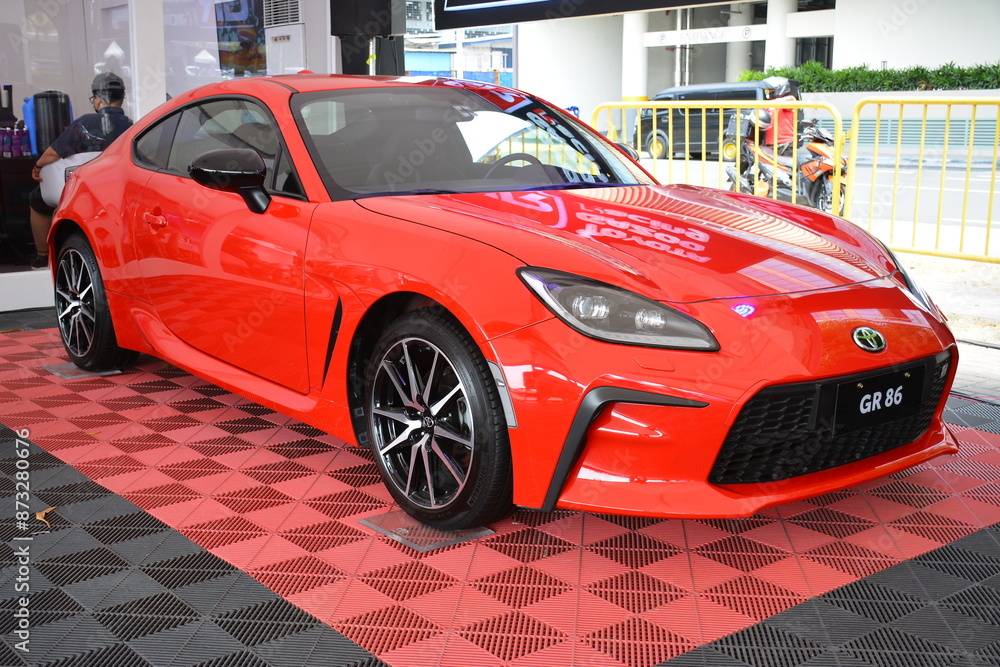 Toyota gr 86 at Autofest test drive in Pasay, Philippines Stock Photo ...