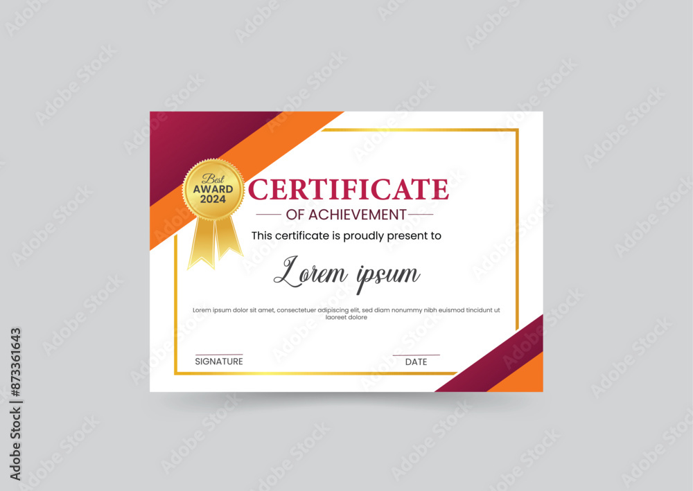 Modern Certificate of Appreciation Border Diploma Certificate Design ...