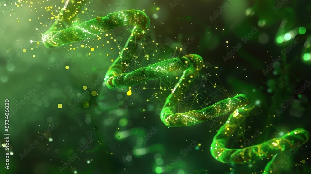 Visual representation of a DNA double helix, characterized by its ...