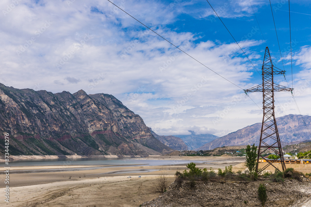 Irganay Reservoir - a reservoir in Dagestan, Russia, on the Avar Koysu ...