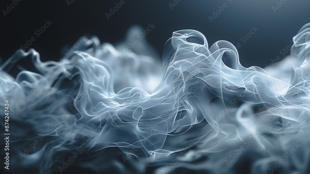 Design stunning abstract textures merging smoke with parabola curve ...
