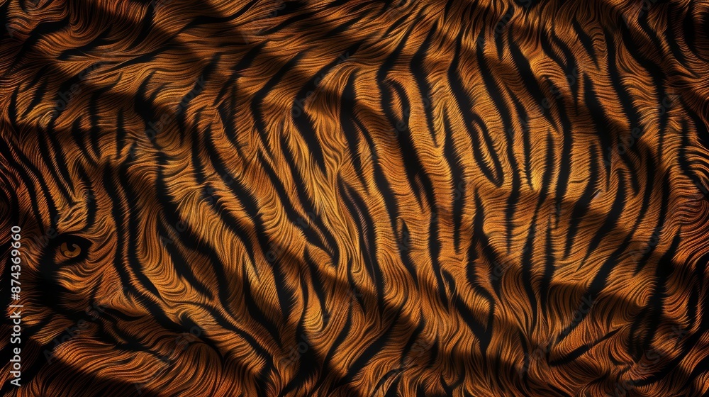 Tiger skin texture background. Stock Illustration | Adobe Stock