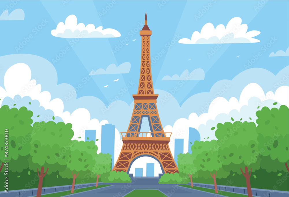 French Clip Art Eiffel Tower