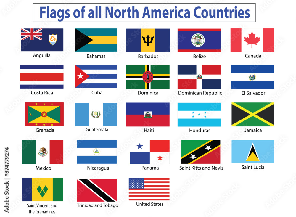 All national flags of the world. Country flags with name. Countries ...