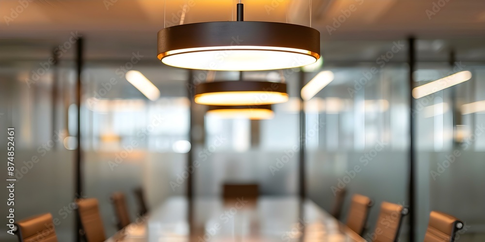 Illuminating a Small Office with Fluted Glass Dividers. Concept Small ...