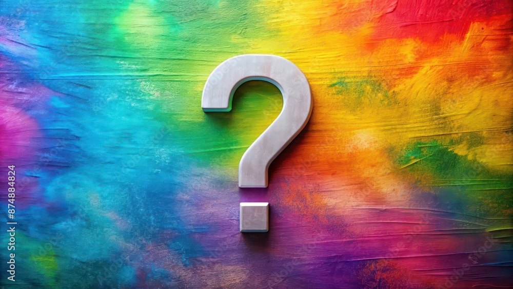 question mark sign with colorful background, , question mark, sign ...